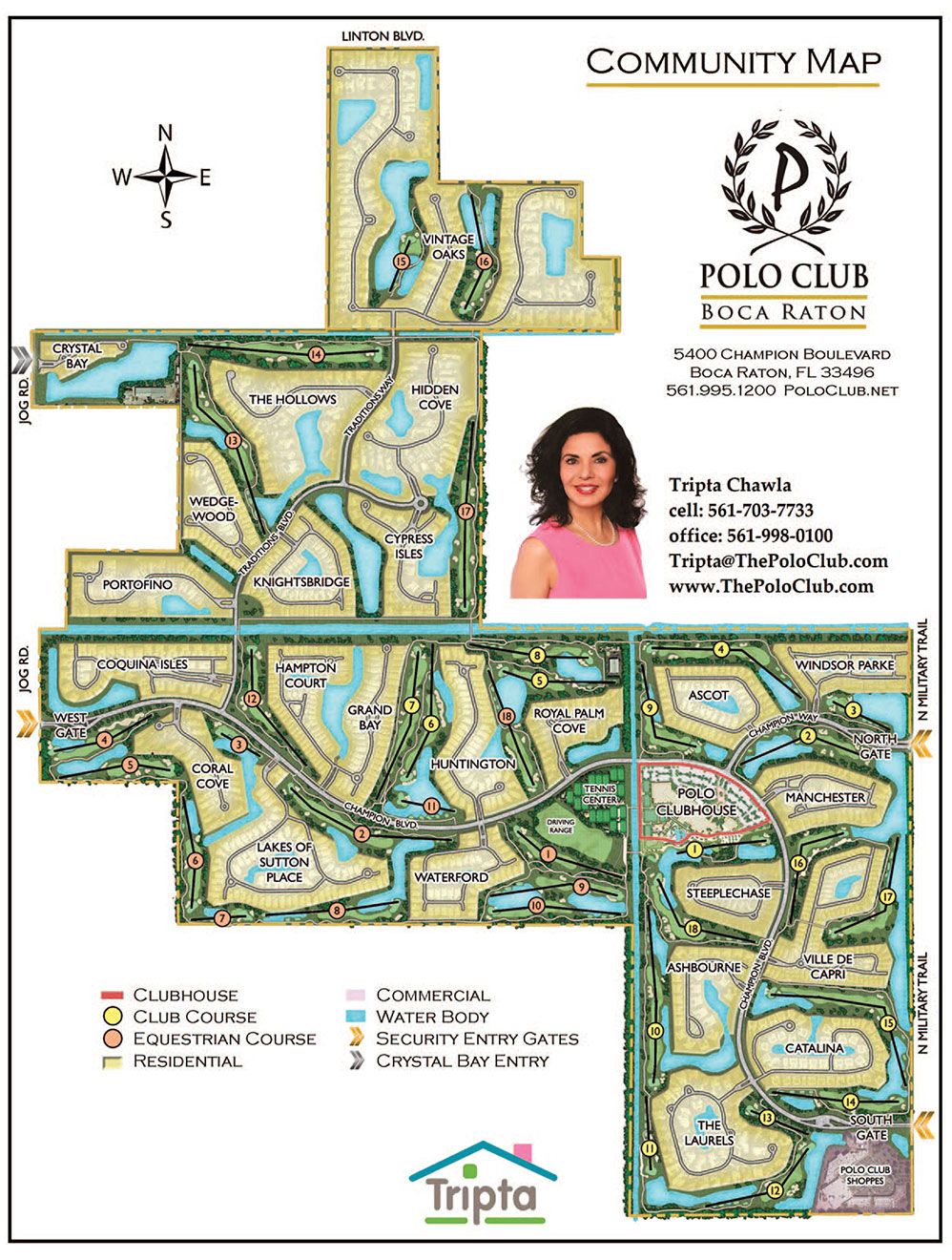Polo Club community map